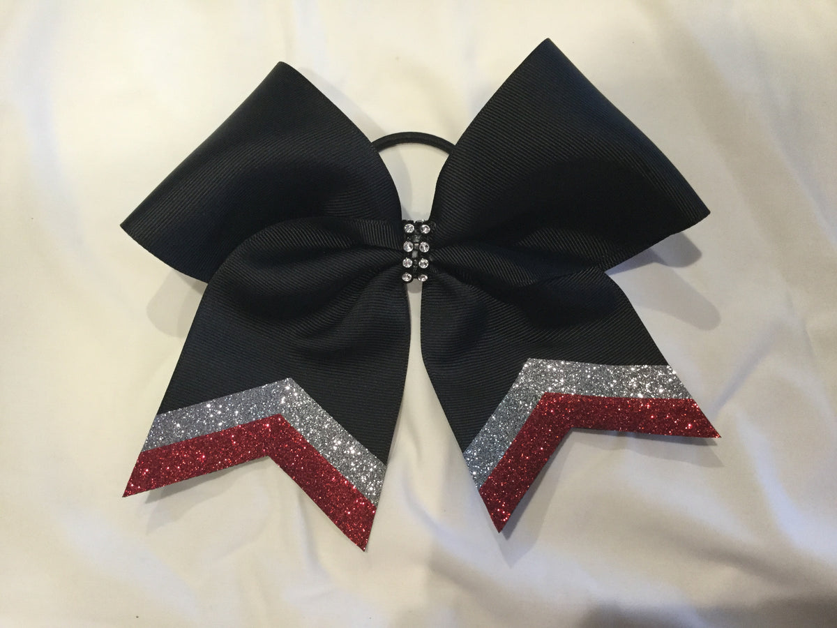 Black Cheer Bows | Brenda's Cheer Bows