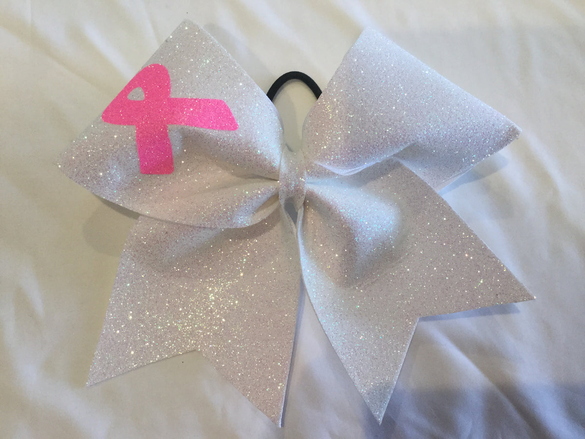 Pink Glitter Cheer Bows | Brenda's Cheer Bows
